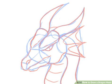 How To Draw A Dragon Head With Pictures WikiHow How To Draw A Dragon Head With Pictures WikiHow
