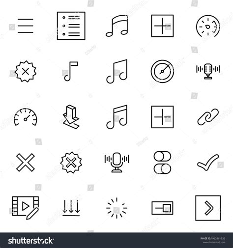 Premium Set Ui Line Icons Web Stock Vector Royalty Free 1963961335