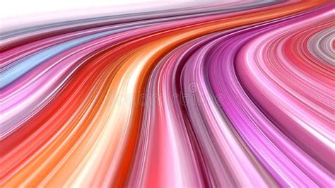 Generative Ai Image Of Energetic Abstract Swirling Lines Background With Bright Colorful Colors