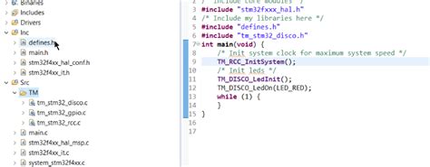 Tutorial How To Use Tm Libraries With System Workbench For Stm32 Stm32f4 Discovery