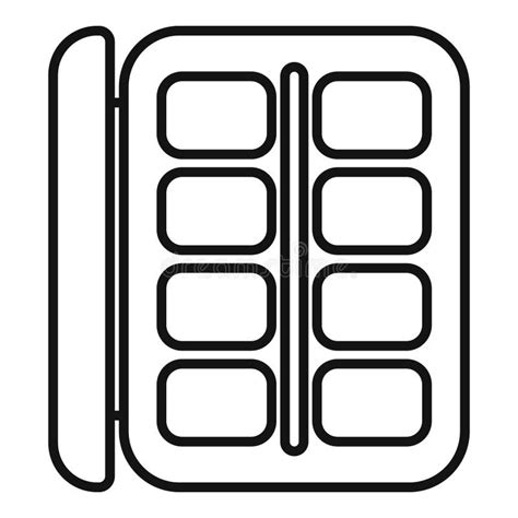 Opened Eyeshadow Palette Showing Colorful Makeup For Beauty Routine