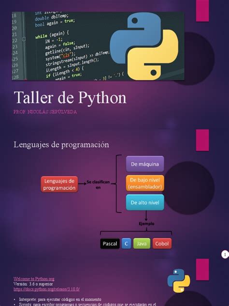 Python Introducción A Los Elementos Básicos Pdf Objeto