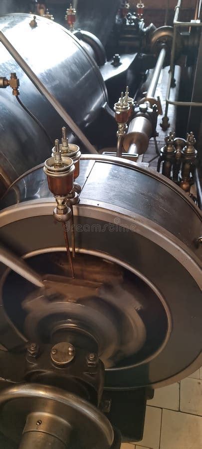 Old Steam Machine For Watter Cleaning Stock Image Image Of Percussion