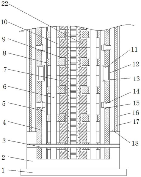 一种装配式建筑施工用便于堆砌的隔断内墙的制作方法