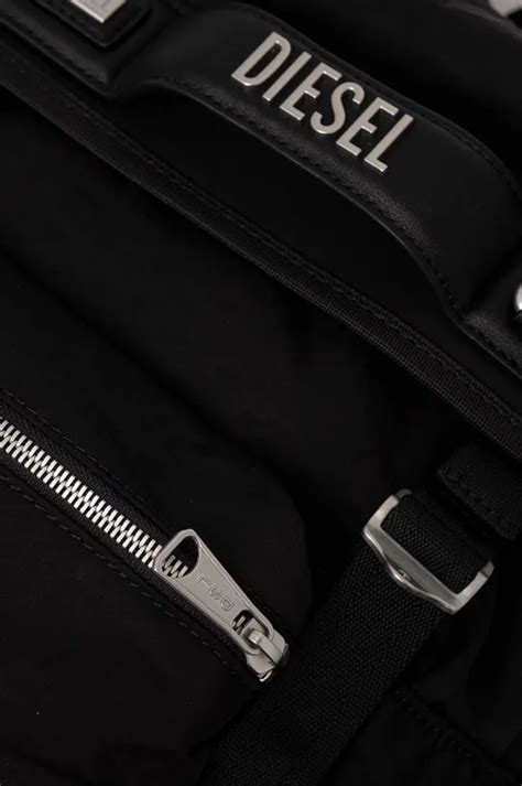 Рюкзак Diesel колір чорний великий однотонний | ANSWEAR.ua