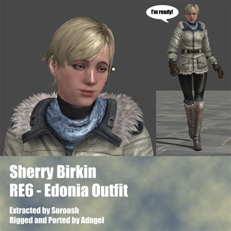 Sherry Birkin Re6 Edonia Outfit By Adngel On Deviantart