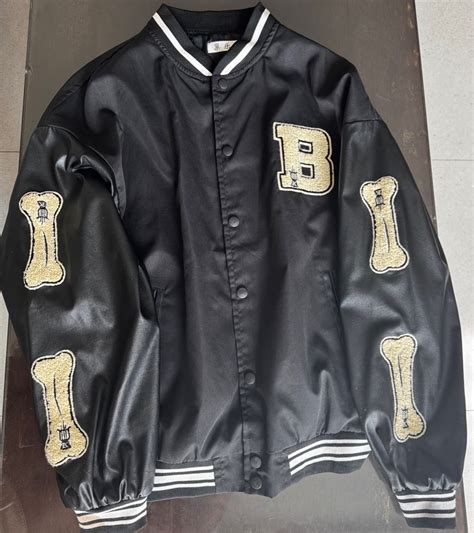 Bones Varsity Jacket Mens Fashion Coats Jackets And Outerwear On