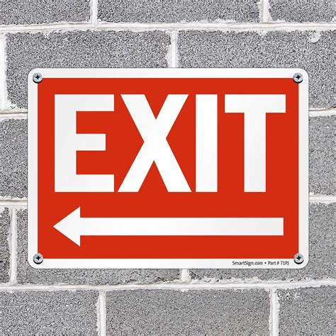 Free Printable Exit Signs With Arrow Download Free Printable Exit Signs With Arrow Png Images