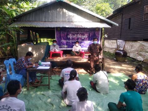 ဝါးခယ်မမြို့နယ် ကျေးရွာအုပ်စု ၂ အုပ်စုတွင် ပန်းခင်းစီမံချက်ဖြင့် နိုင