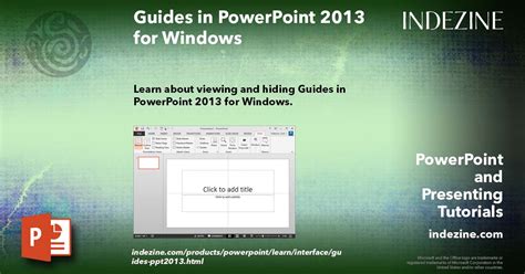 Guides In Powerpoint 2013 For Windows