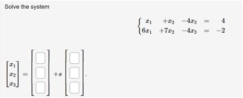 Solved Solve The System Left Begin Array L X Chegg