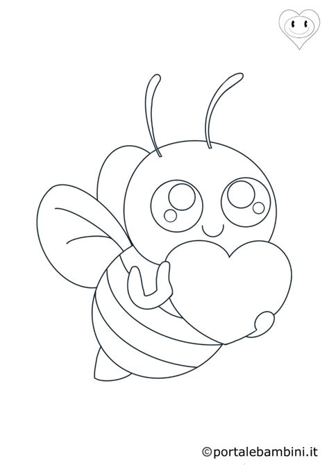 Api Da Colorare Tanti Disegni Stampa Gratis Portalebambiniit