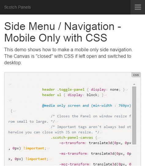 Plugins Jquery Para Crear Menús Responsive