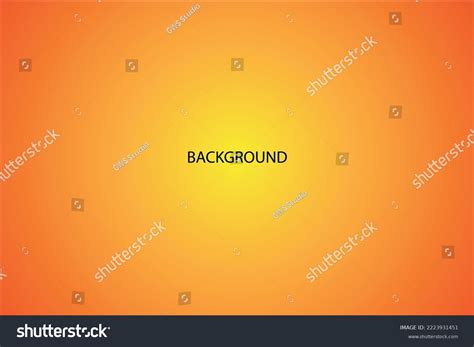 Bright Orange Gradient Background Gws Stock Vector Royalty Free