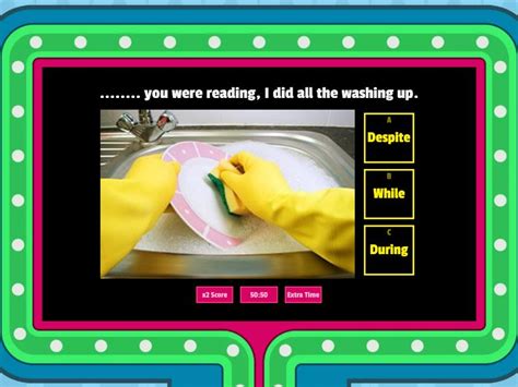 Subordinating Conjunctions Game Show Gameshow Quiz