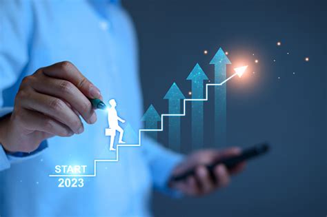 목표 사업 2023 성공 전략 차트 목표 창조적 성장 화살표 달성 다이어그램 프레젠테이션 스타트업 금융 마케팅 기술 개발에 대한 그래프 금융 이익 주식 시장 2023년에