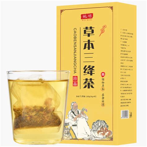 Wanming Herbal Sanfu Tea Mulberry Leaves Kudzu Root Cyclocarya Paliab