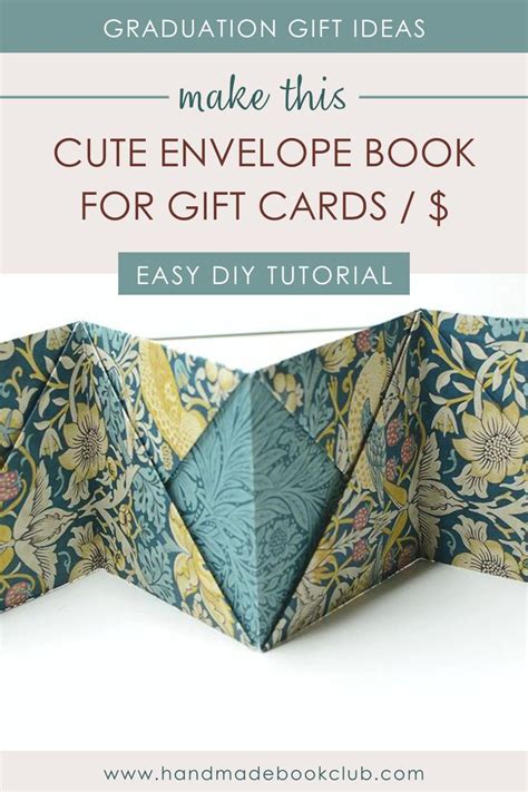 Easy Envelope Book Tutorial Envelope Book Diy Scrapbook Album Gift Card Holder Diy