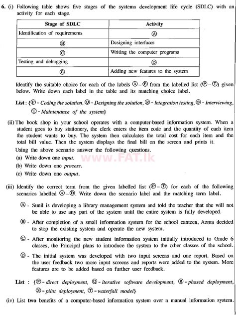 National Syllabus Ordinary Level O L Information Communication Technology ICT