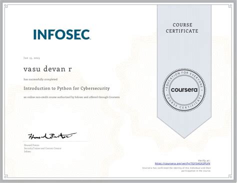 Python Cybersecurity Programming Coursera Language Opportunities