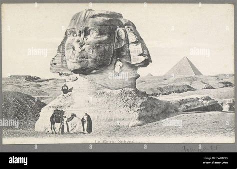 Sphinx At Cairo Anonymous C 1895 In Or Before 1905 Photograph Part Of Reisalbum With Photos