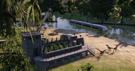 Monorail Glitch On Nublar Square Map R Jurassicworldevo