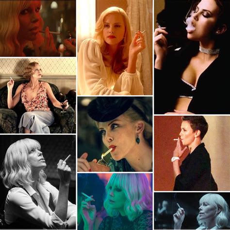 Charlize Theron Smoking 