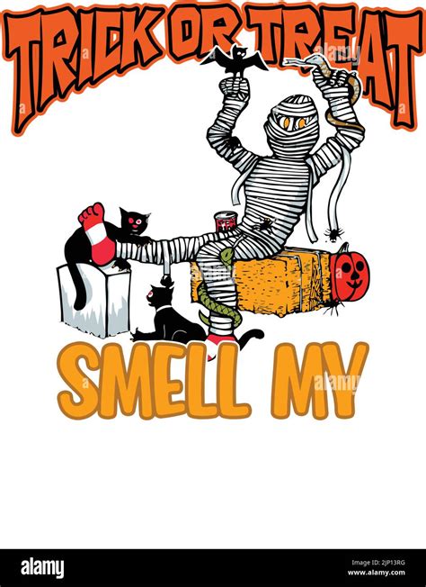Funny Cartoon Mummy Smell My Feet Stock Vector Image And Art Alamy