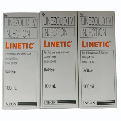 Linetic 100 Ml Linezolid Injection At ₹ 283 Piece In Surat Id 2854114574430