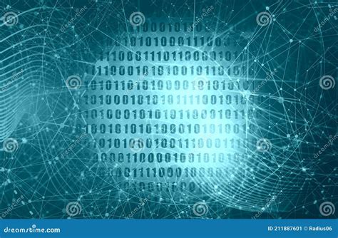Binary Code Backdrop Stock Illustration Illustration Of Data 211887601