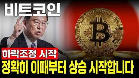 비트코인 전망 비트코인 하락조정 시작 정확히 이때부터 상승 시작합니다 비트코인상승 비트코인전망 비트코인분석 미국금리인하 비트코인하락 일본금리인상 엔캐리