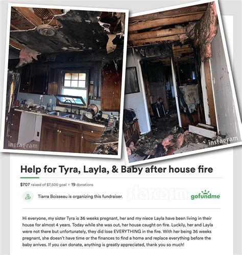 Unexpected Tyra Boisseau House Fire Details Video Gofundme Link