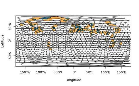 Assign Fossil Occurrences To Spatial Bins — Binspace • Palaeoverse
