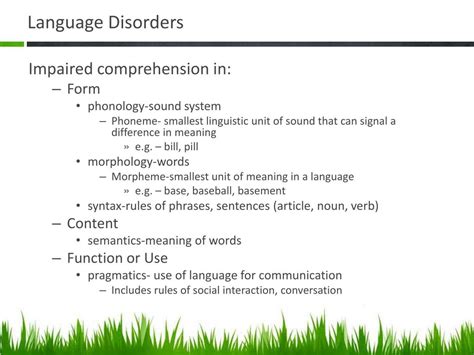 Ppt Communication And Atypical Language Development Powerpoint Presentation Id 2279912