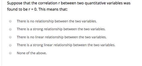 Solved Suppose That The Correlation R Between Two