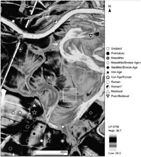Lidar Dtm Digital Terrain Model With The Her Historical Environment Download Scientific