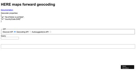Here Map Geocoder Testing Playground Forked Codesandbox Here Map Geocoder Testing Playground Forked Codesandbox