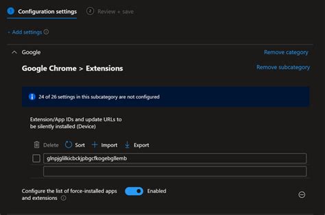 Trying To Push Chrome Extension Via Intune Doesnt Seem To Be Working Rintune