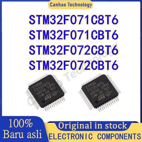 Chip De STM IC MCU No Estoque STM STM32F071C8T6 STM32F072C8T6