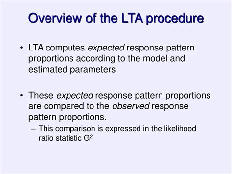PPT Latent Transition Analysis LTA For Modeling Discrete Change In