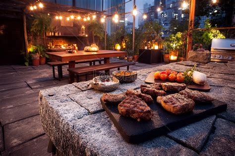 야외 바베큐 파티
