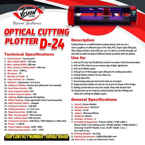 Skycut PLOTTER D With Table Vision