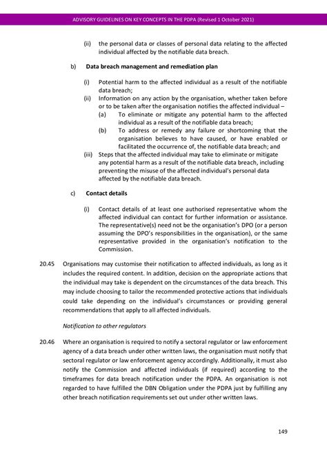 Pdpa Sg Advisory Guidelines On Key Concepts In The Pdpa 1 Oct 2021 Prayooth Bhundularp Page
