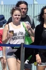 NENA Boarding A Ferry To Rottnest Island In Perth 11 04 2017 HawtCelebs