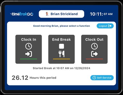 Adp Compatible Time Clock System Timetrakgo