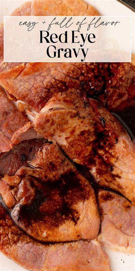 Sausage Red Gravy Red Eye Gravy Southern Sauce Gravy Rich Gravy