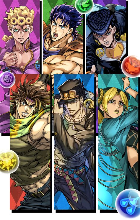 【ジョジョ パズドラ】コラボ決定！1部〜6部のキャラ登場 ホビーまとめチュー太
