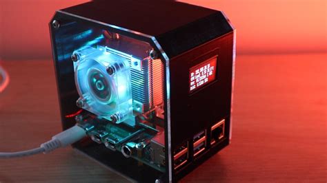 Diy Raspberry Pi Desktop Case With Stats Display 9 Steps With
