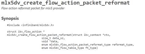 Hyperlink Undefined Reference To Mlx5dv Create Flow Action Packet