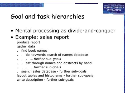 Hci 3e Ch 12 Cognitive Models Ppt